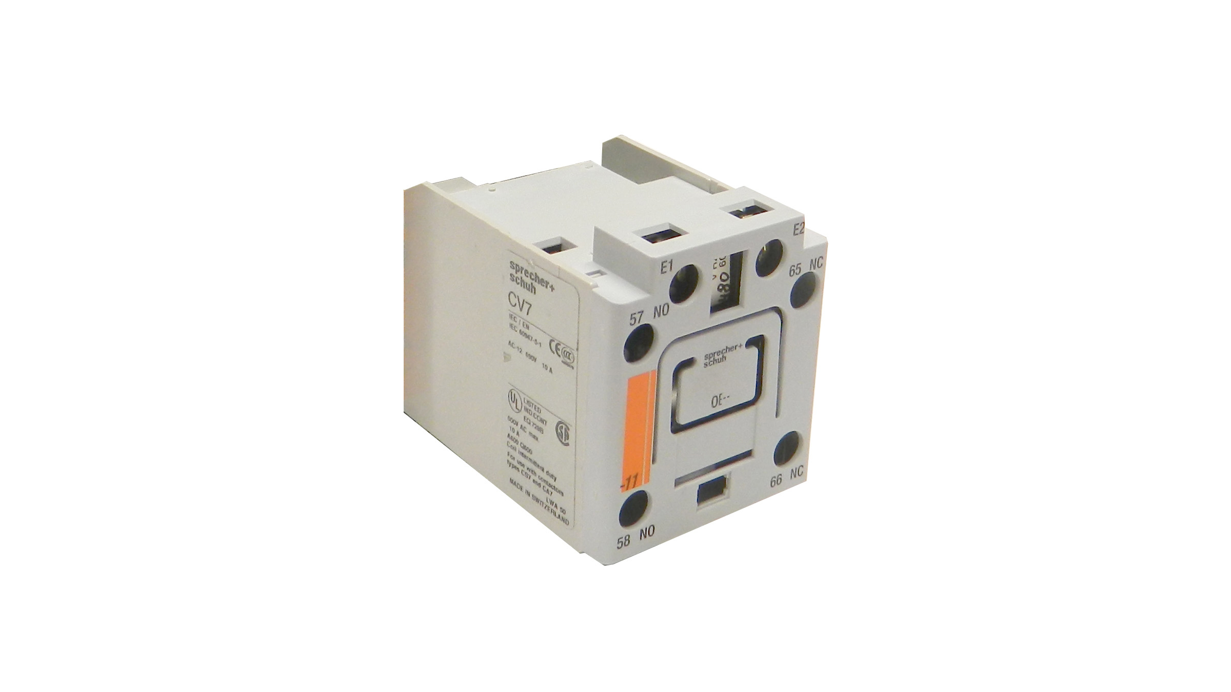 Sprecher & Schuh CV7-11-240Z Electrical Contacts | Standard Electric ...
