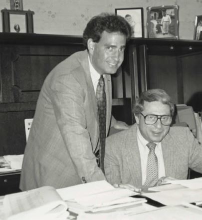 Larry and Adolph Stern (left to right) pose for a photo featured in Ted ...